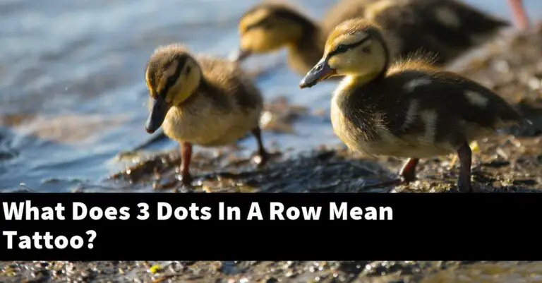 What Does 3 Dots In A Row Mean Tattoo? [2025 Guide] - Gold Koi Fish